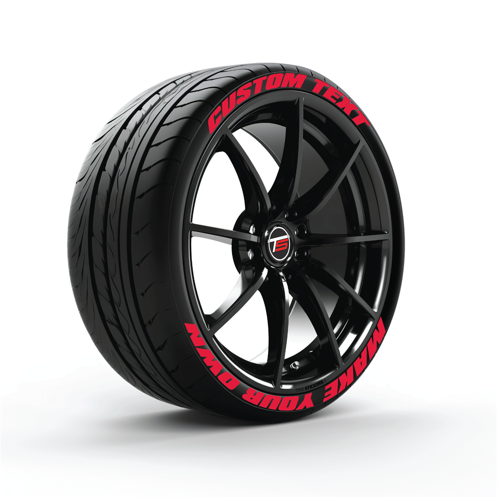 Custom Wording ,Create Your Own Text Tire Stickers – Custom and Brand ...