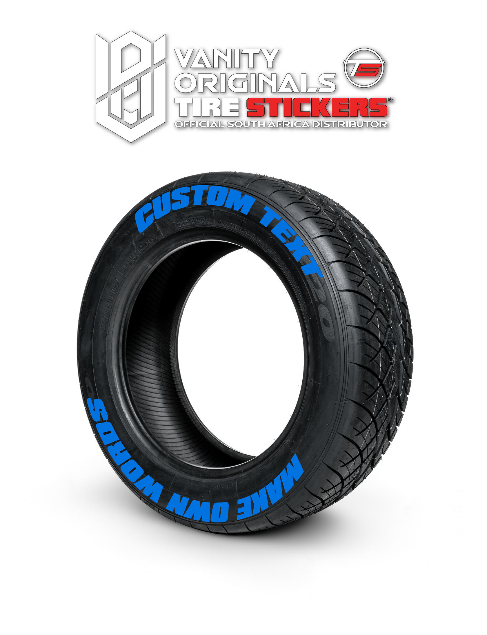 Custom Wording ,Create Your Own Text Tire Stickers – Custom and Brand ...