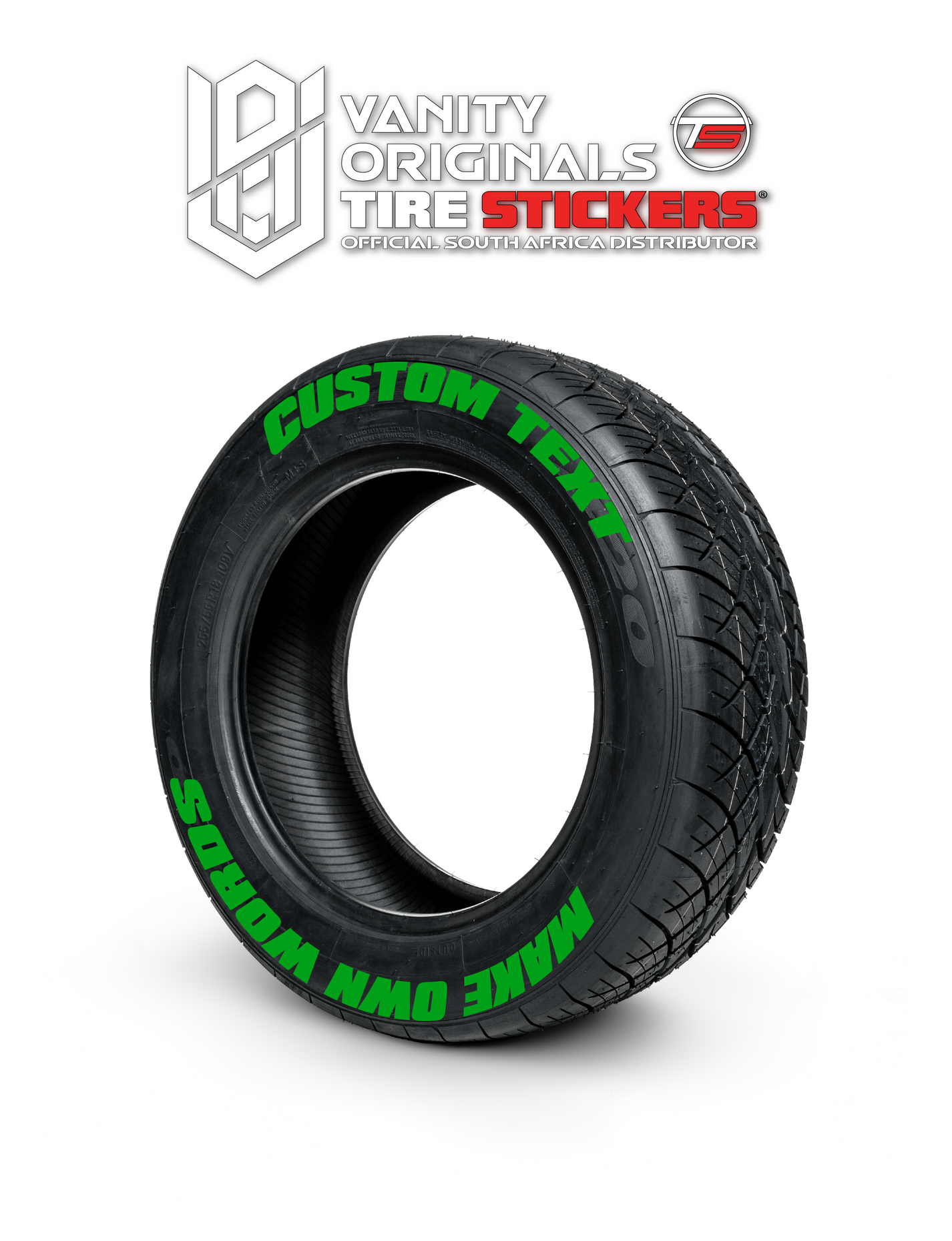 Custom Wording ,Create Your Own Text Tire Stickers – Custom and Brand ...