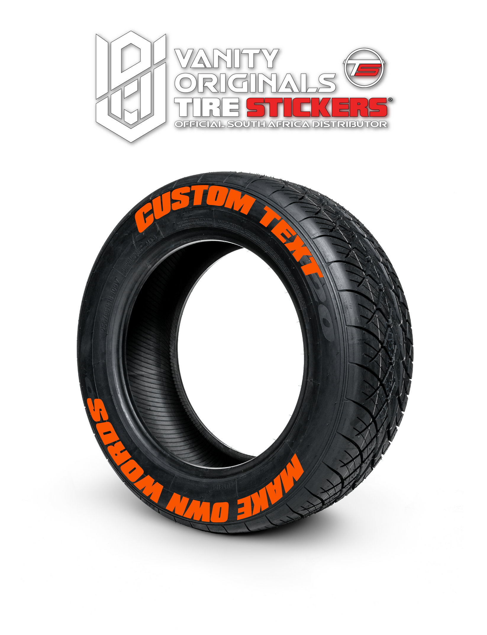 Custom Wording ,Create Your Own Text Tire Stickers – Custom and Brand ...